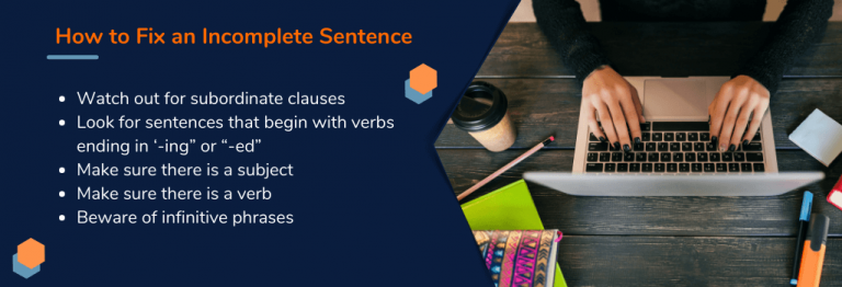Sentence Fragment Checker to Correct Incomplete Sentences